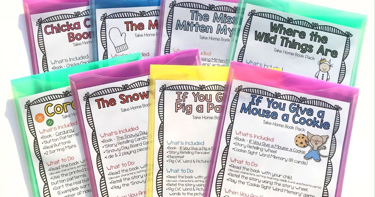Take Home Book Packs | Just Teachy