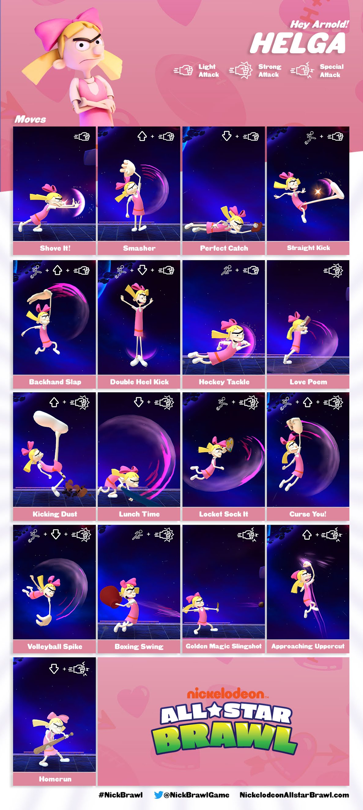 NickALive!: Helga Pataki Showcase | Hey Arnold! | Nickelodeon All-Star ...