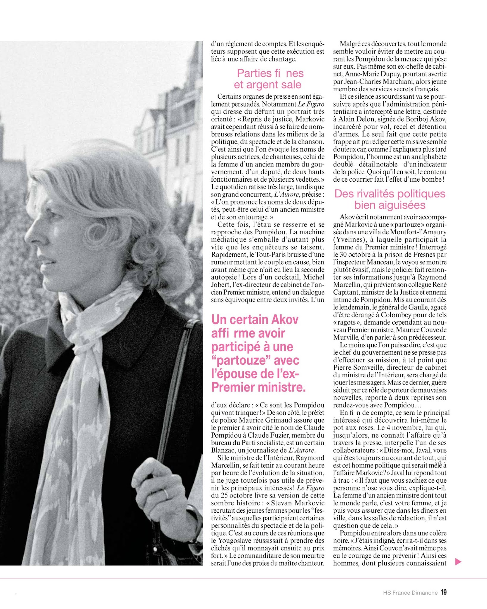 ALAIN DELON: EL CASO MARKOVIC. L'AFFAIRE MARKOVIC TEXTOS