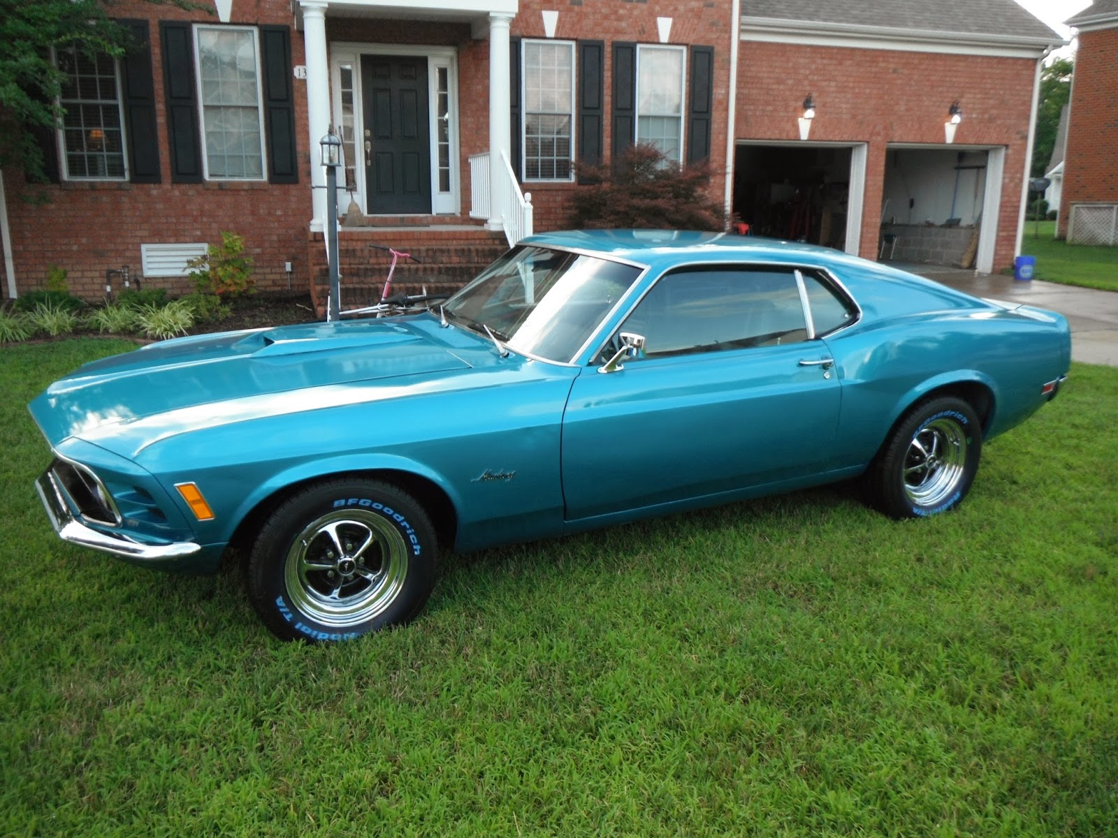 1970 mustang: Gulf Stream Aqua Blue