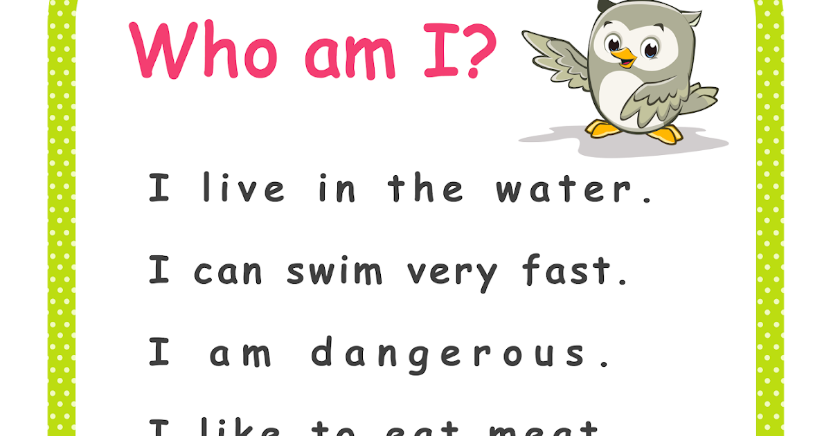 Guessing for Kids Flashcards - Who am I? - I am an alligator
