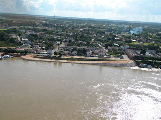 2012: Vista aérea da cidade de HUMAITÁ - AM