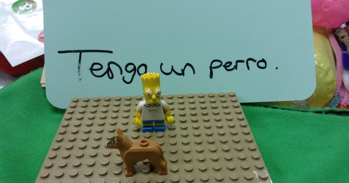 This is how we learn Spanish...: Lego conjugations