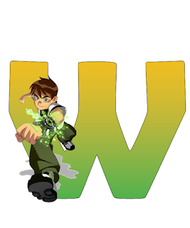 Kits imprimibles gratis : Abecedario Ben 10