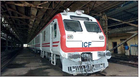 Twenty22-India on the move: Prototype of MEMU train arrives for trials