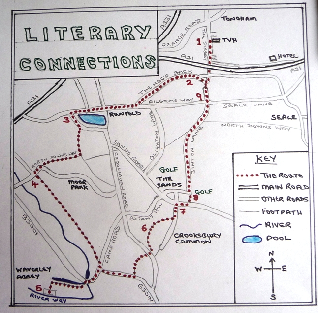 Tongham Tasters' Wine Blog: Literary Connections, a Tongham walk ...