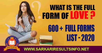 Full forms List 2020: The Complete Updated List You should know