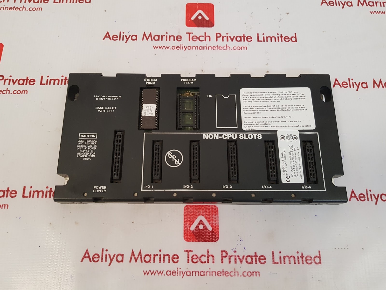 PROGRAMMABLE CONTROLLER IC693CPU311-AD - Aeliya Marine