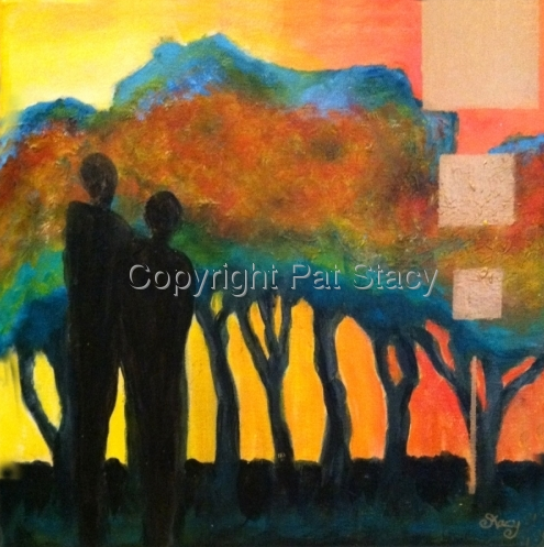 PAT STACY ART: Original Contemporary Abstract Mixed Media Painting ...