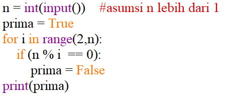 Belajar Python: Belajar Python - Bilangan Prima