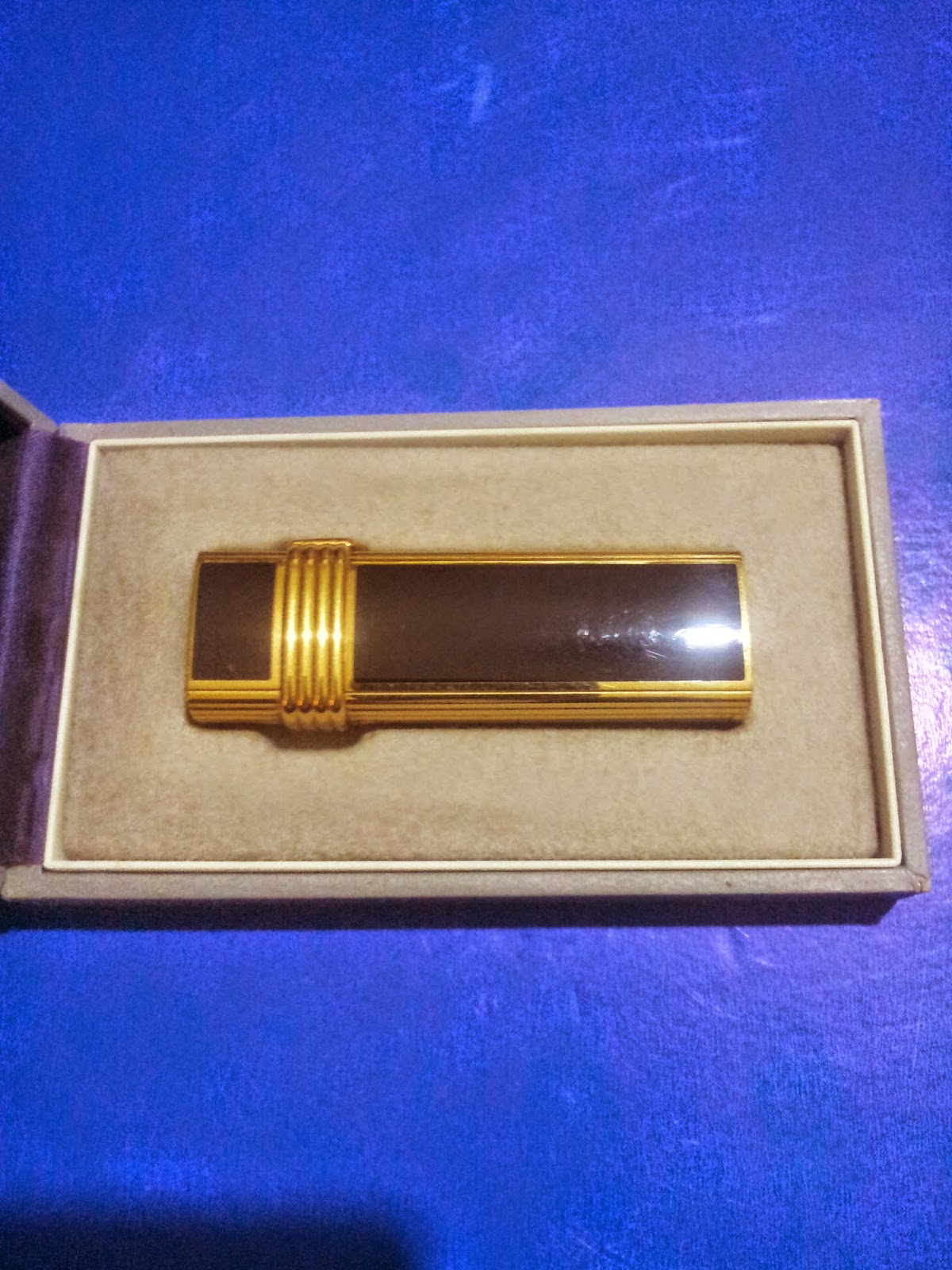 silvium antiques: Vintage Christian Dior PARIS Gas Lighter, Swiss Made