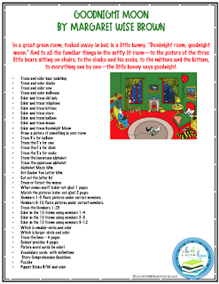 GOODNIGHT MOON BOOK UNIT ~ Book Units by Lynn