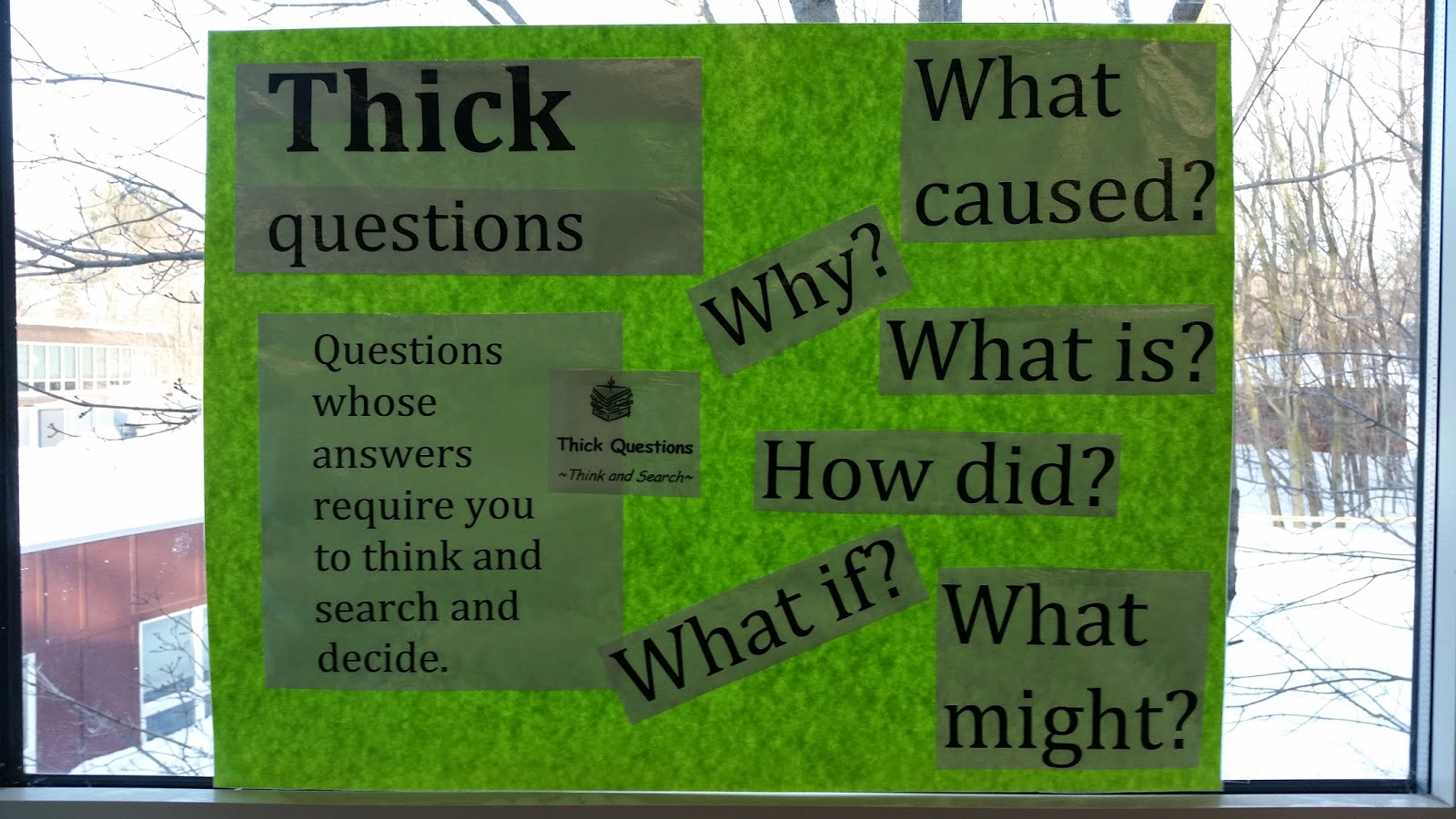 Reederama: Teaching with Thick and Thin Questions