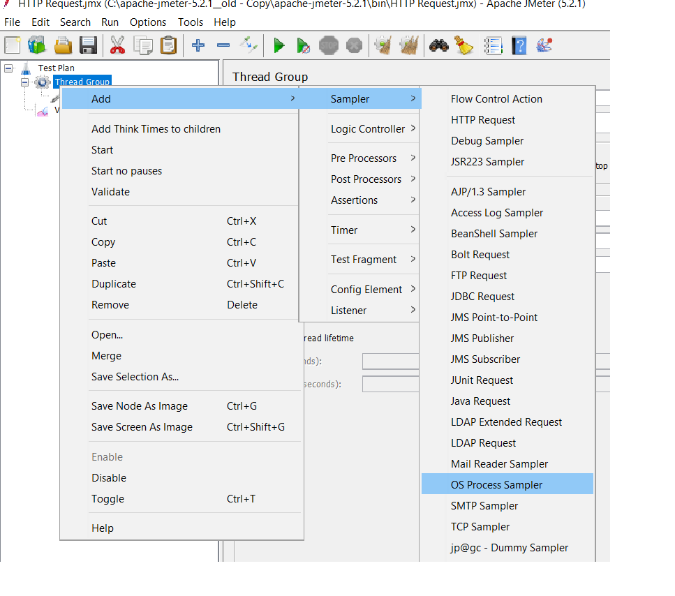 Technical Information Jmeter Os Process Sampler Run Os Commands And 3rd Party Programs On