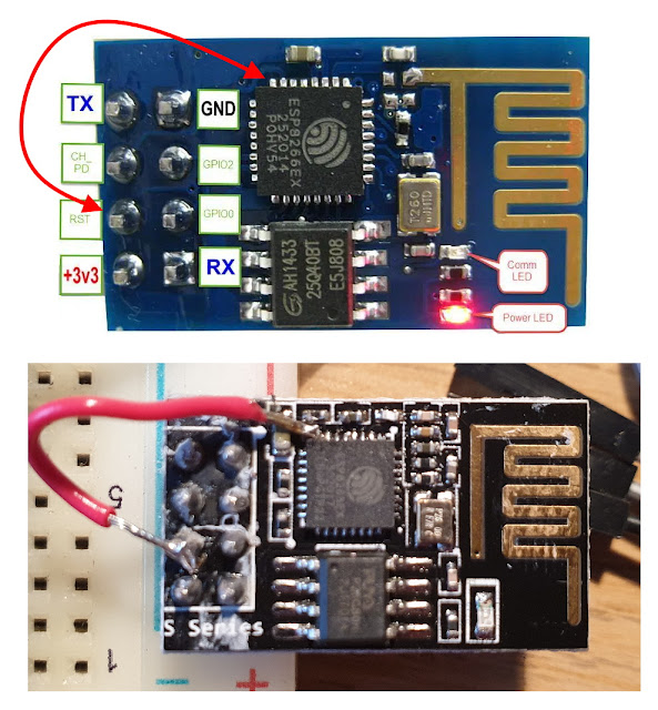 ESP8266 low power DHT11 temperature and moisture remote sensor