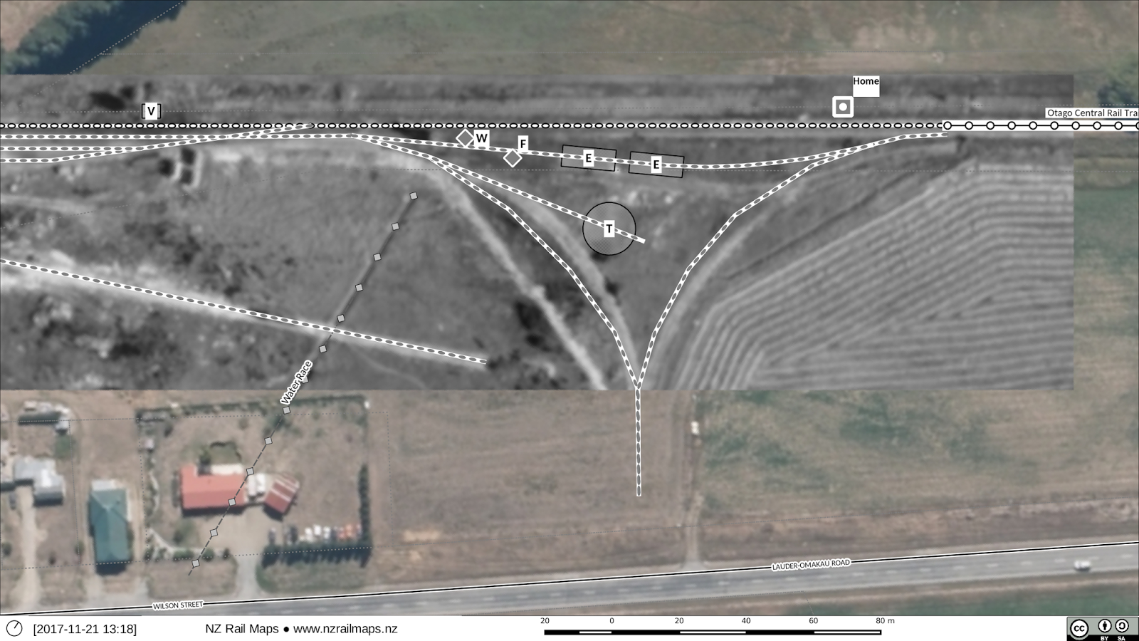New Zealand Rail Maps: Otago Central Railway [28C]: Omakau revision