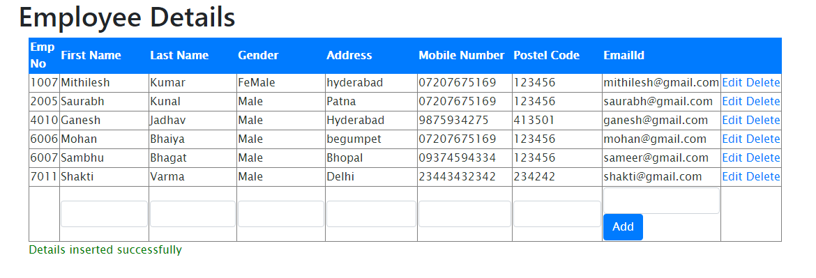 mithilesh kumar singh: CRUD Operation Using GridView Control and store ... mithilesh kumar singh: CRUD Operation Using GridView Control and store ...