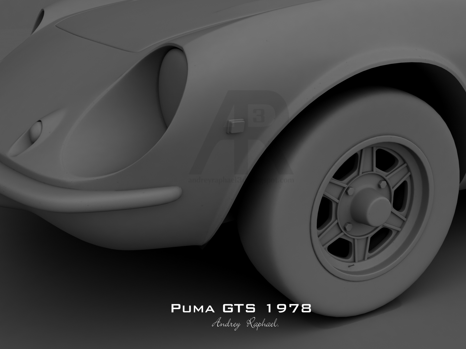 Andrey Raphael 3D : Puma GTE 1972 modelo 3D