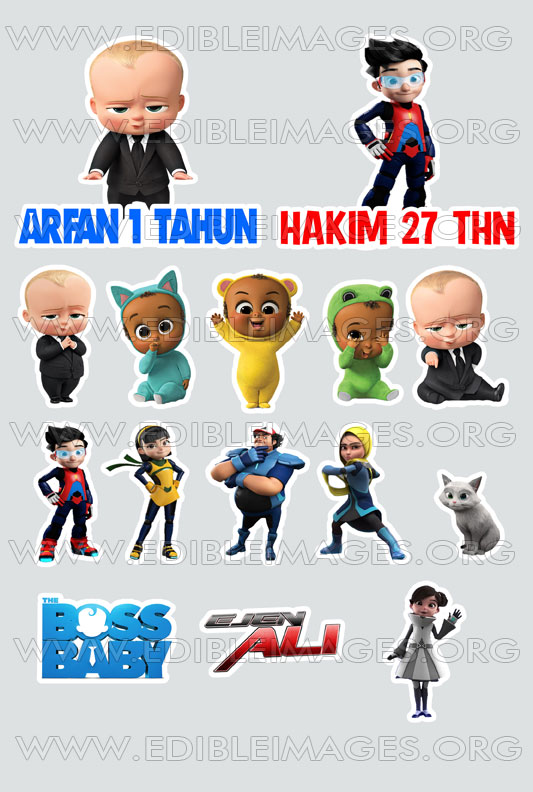 Edible Image Ultraman Happy Birthday kek untuk 1 tahun dan 27 tahun ...