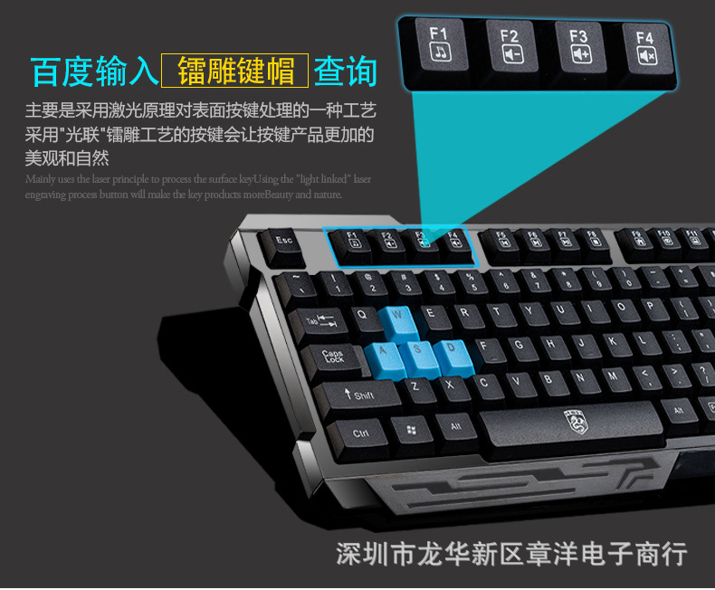 Delog V60 Wireless Keyboard Mouse Set Combo Office Gaming USB Full Size ...