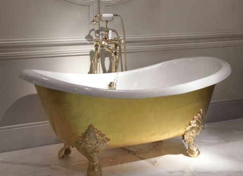 Spend Like A King: Mida Tub - Bathtub Made From 24 Carat Gold Leaf