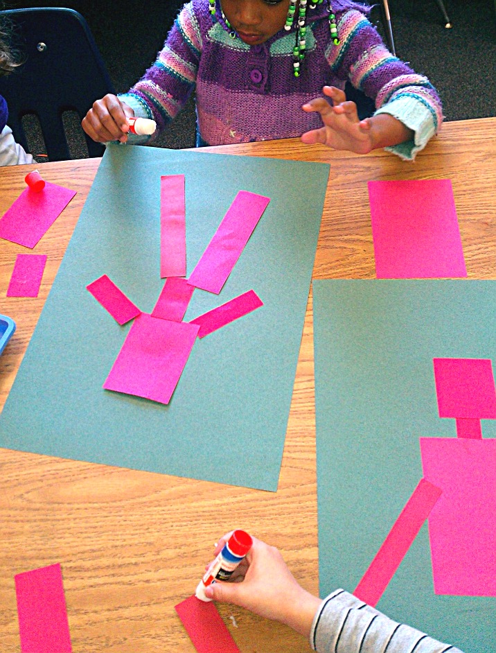 The David Lubin Art Studio: November December 2011 Red Rectangular Robots