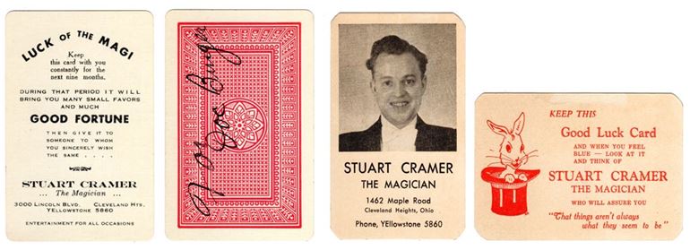 Propelled Pasteboards: Stuart Cramer – The Man of Many Names