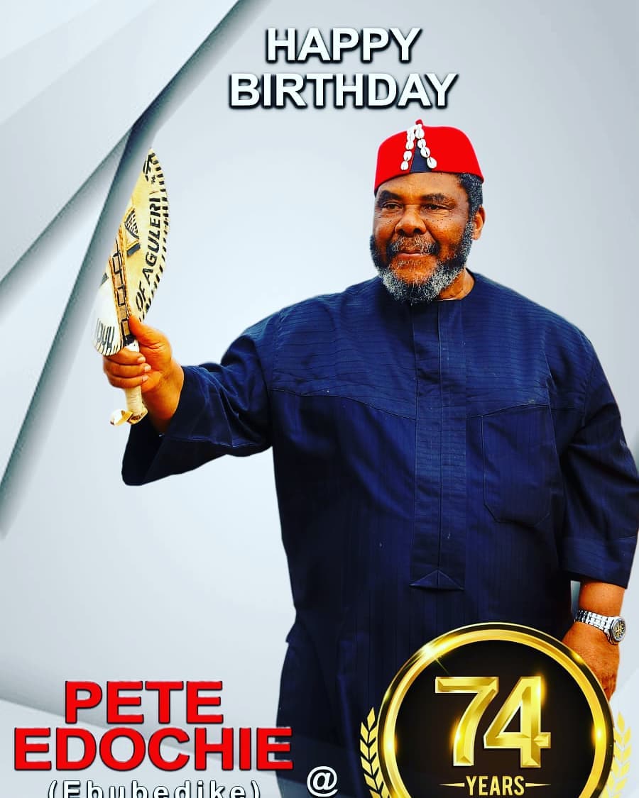 Photo of Linc Edochie father, Pete Edochie