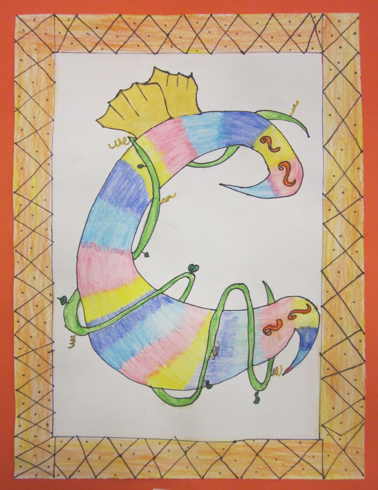 Student Art Gallery: Illuminated Letters