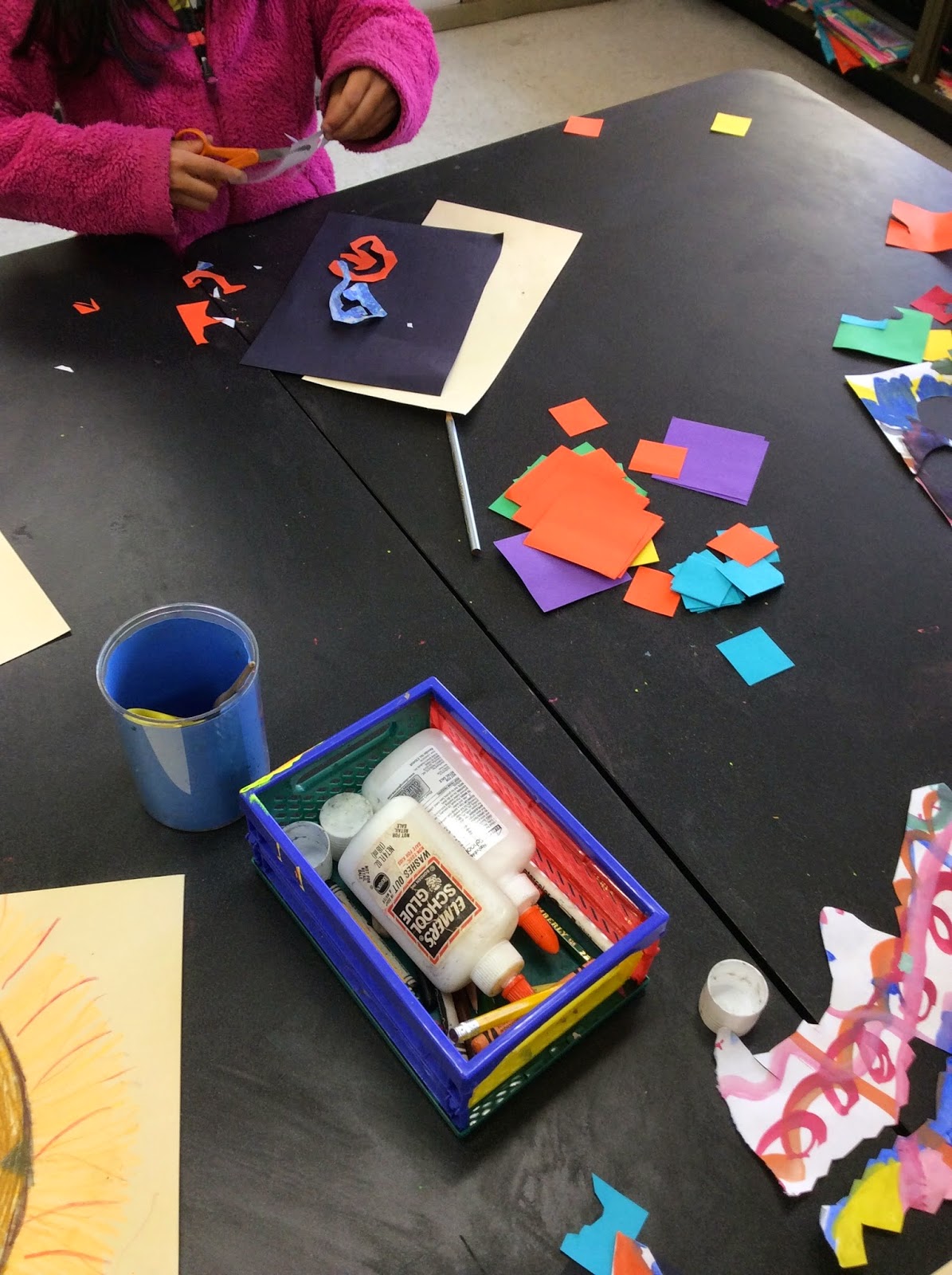 Ms. Curry's Art Room : 1st Grade Henri Matisse Cut-Outs