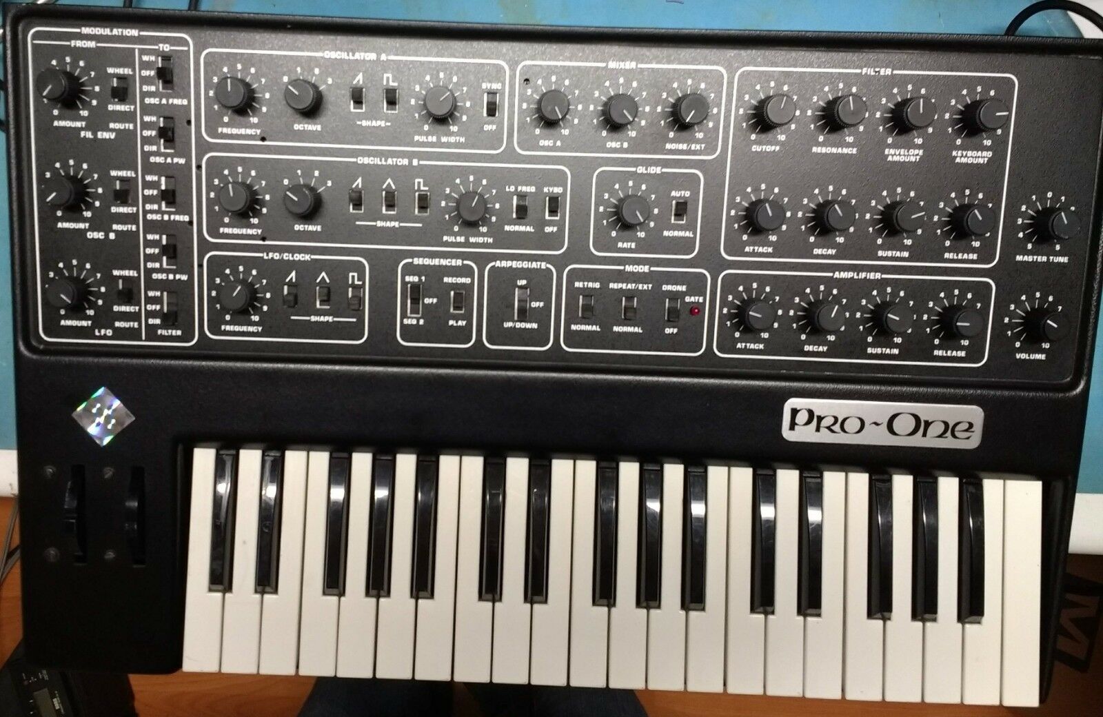 MATRIXSYNTH: Sequential Circuits Pro One Synthesizer SN 3349