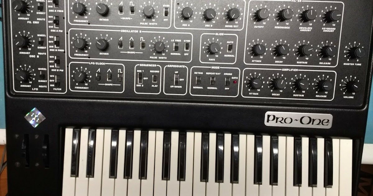 MATRIXSYNTH: Sequential Circuits Pro One Synthesizer SN 3349