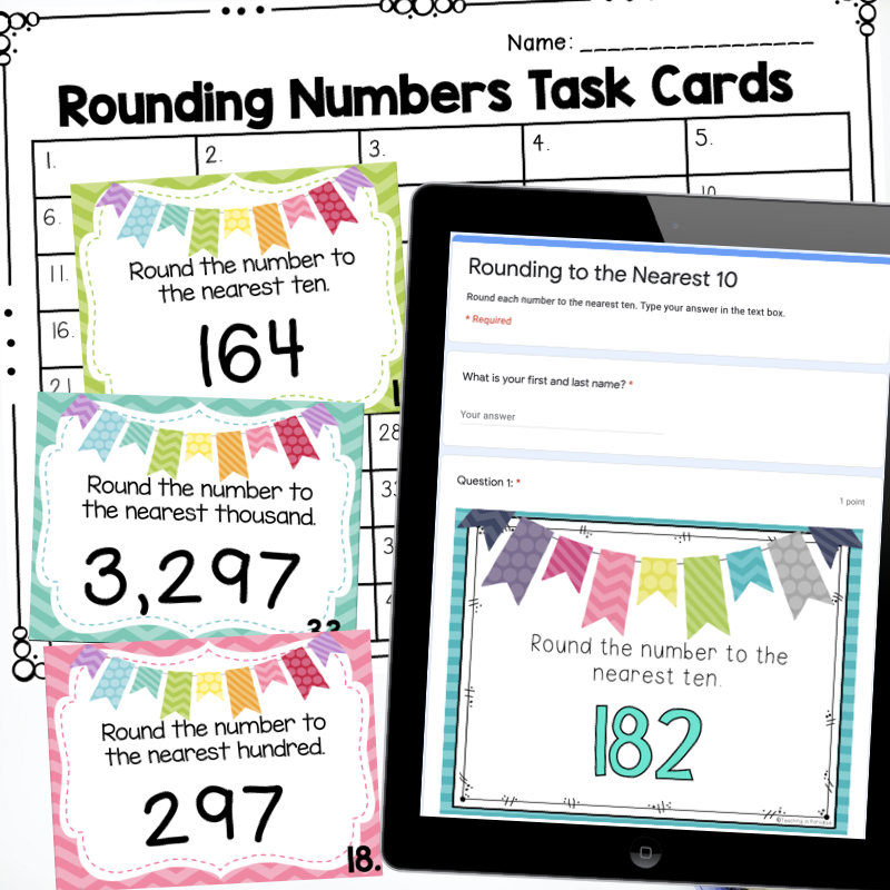 Teaching in Paradise: How to Teach Rounding to 3rd Graders
