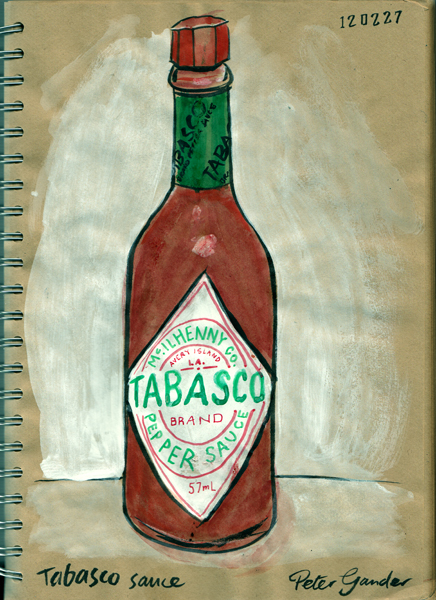 PETER GANDER ART: McIlhenny’s Tabasco Sauce bottle