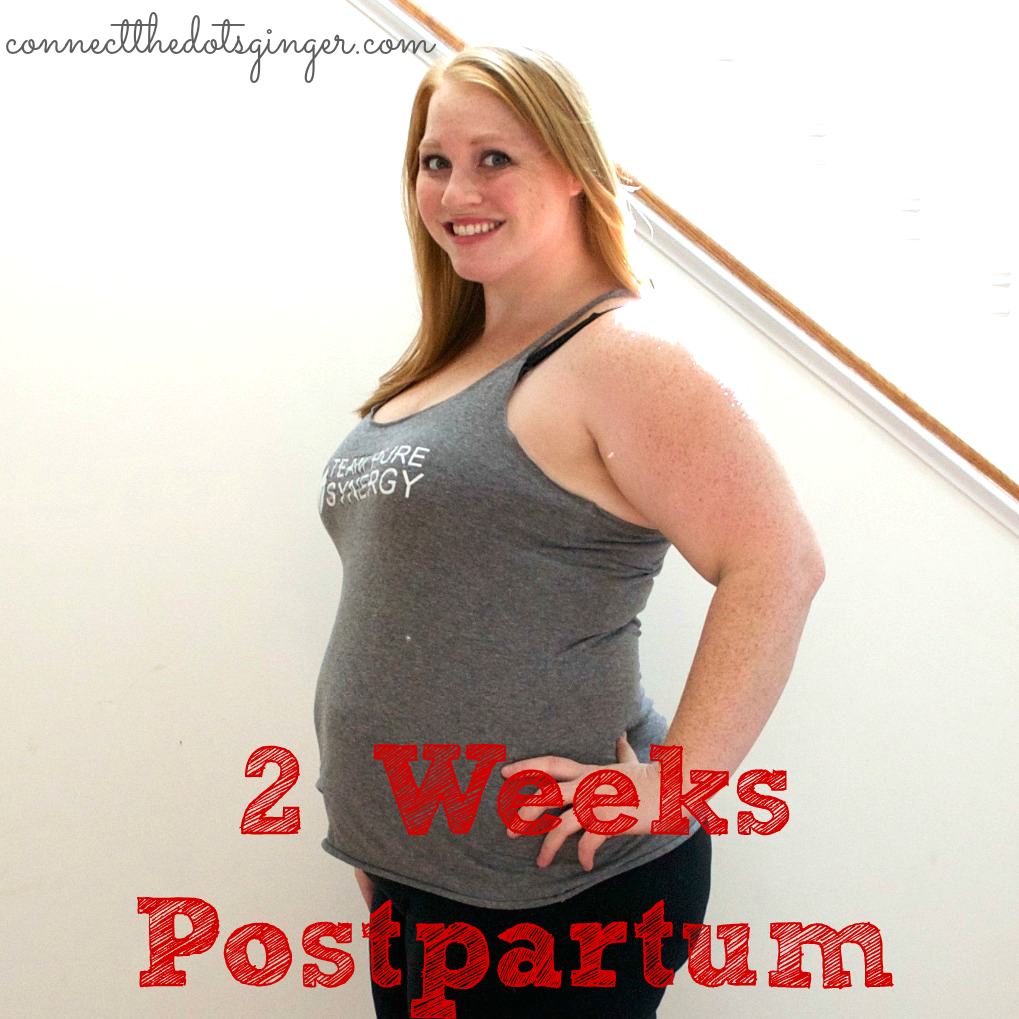 Connect the Dots Ginger | Becky Allen: Bump Update: 2 Weeks Postpartum