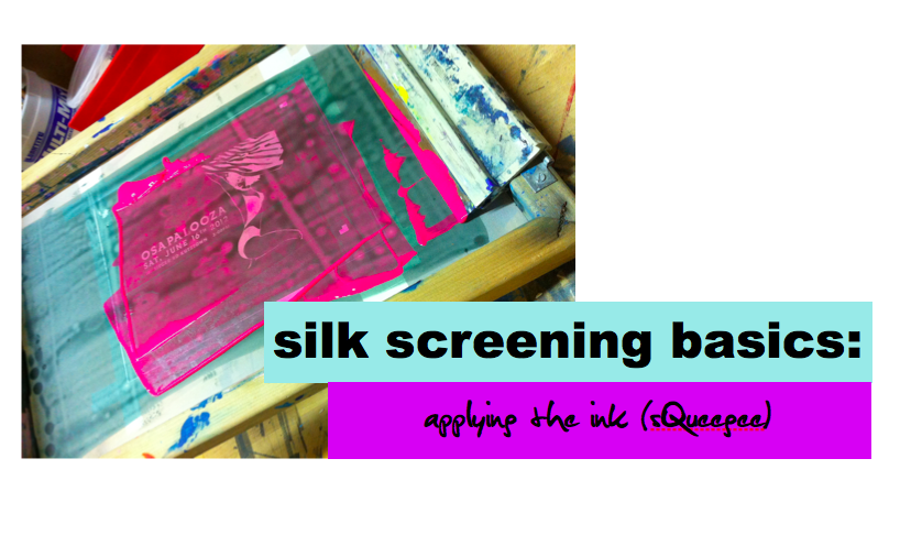 CRAFT & CONSUMPTION: Silk Screening: {invitation adventures}