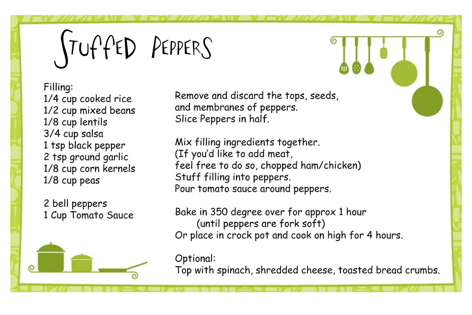 Foods Fool: Stuffed Peppers