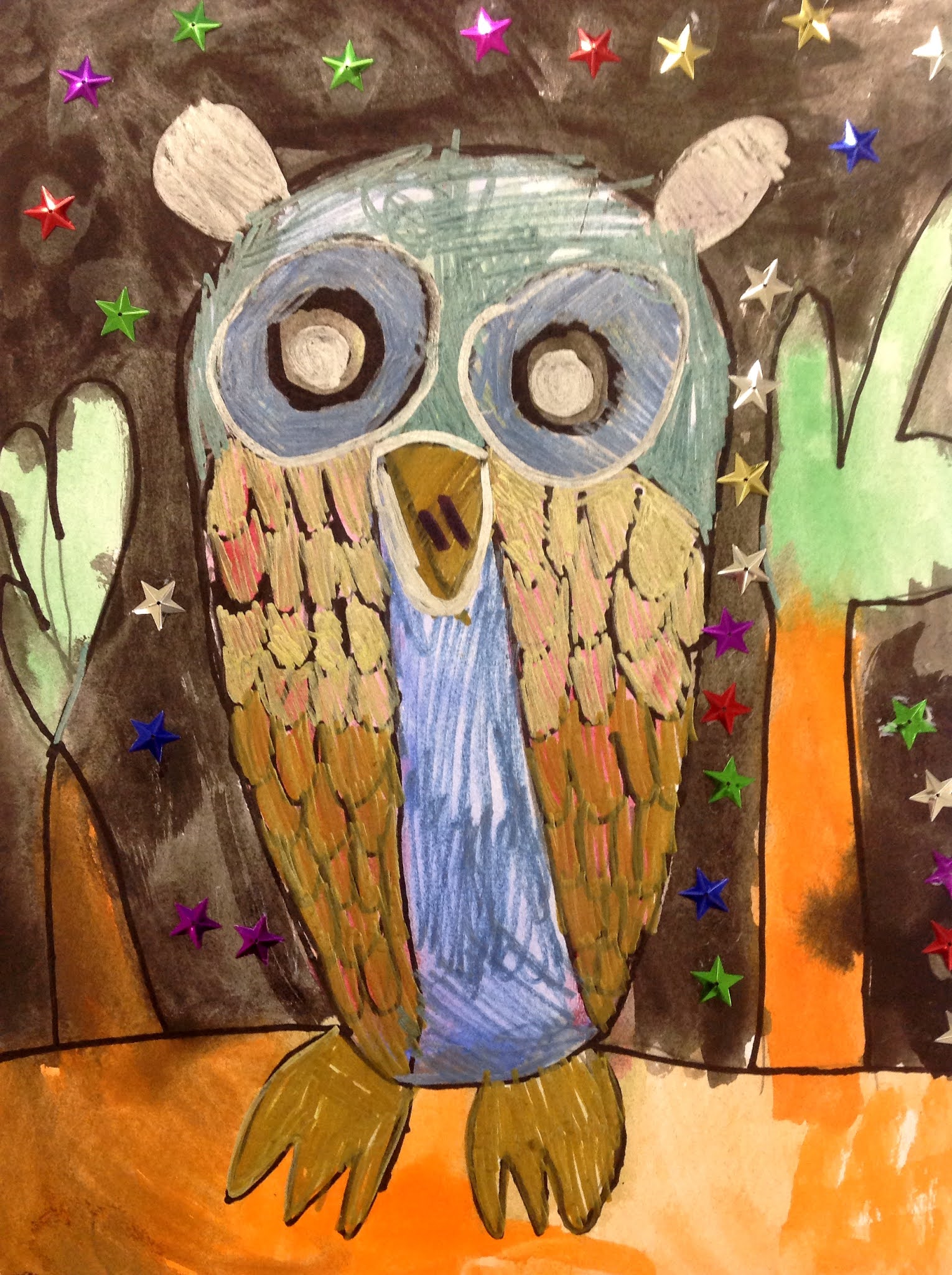 DIRECTED DRAWING - Owls