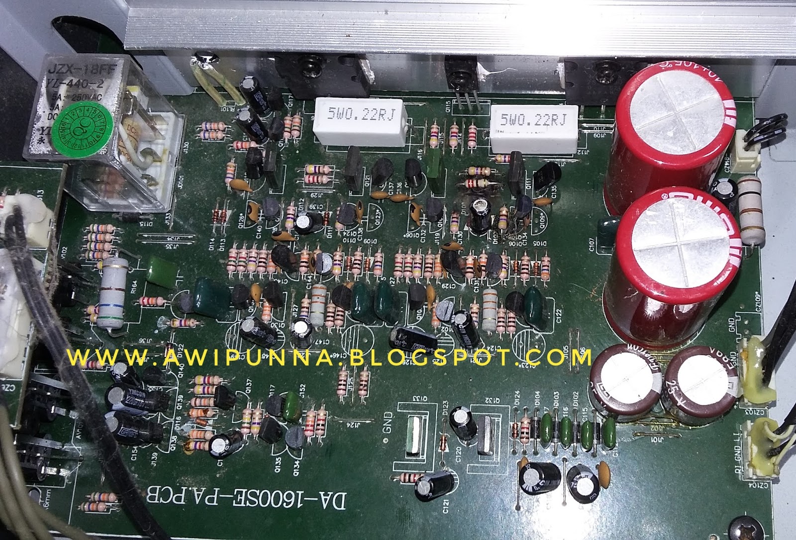 ARWIS' BLOG: Skema Amplier BMB DA-1600