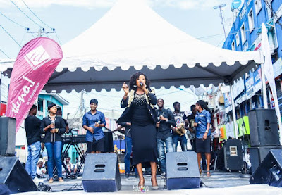 A Praise Flame erupts in computer village Ikeja, Lagos