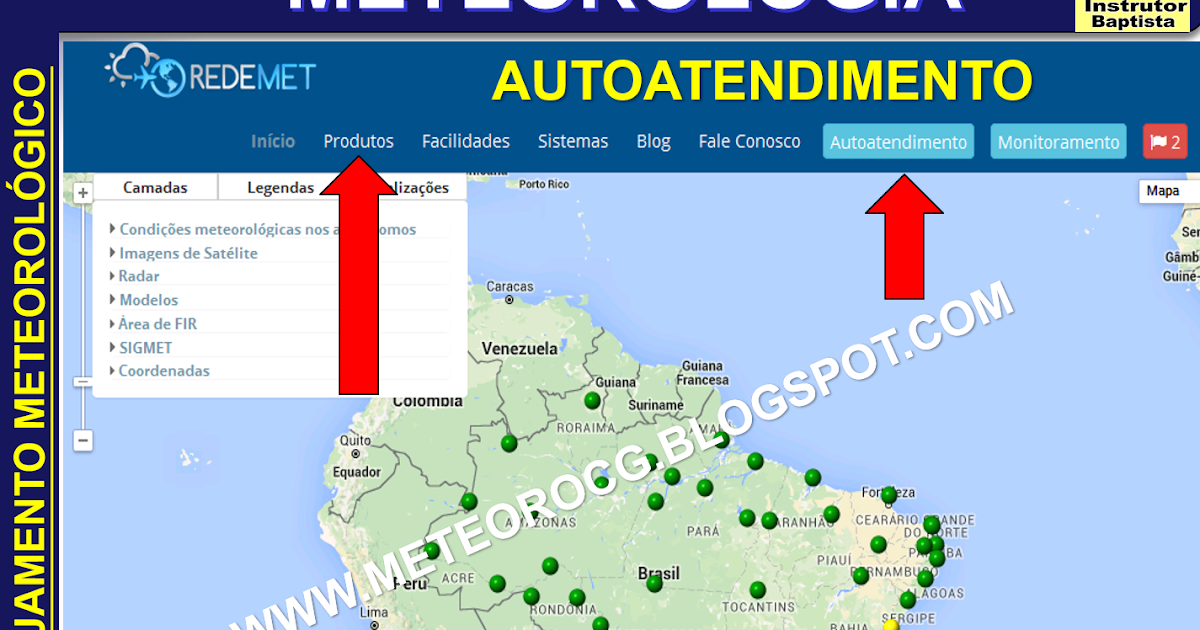 MeteoroCG: COMO ACESSAR AUTOATENDIMENTO - REDEMET