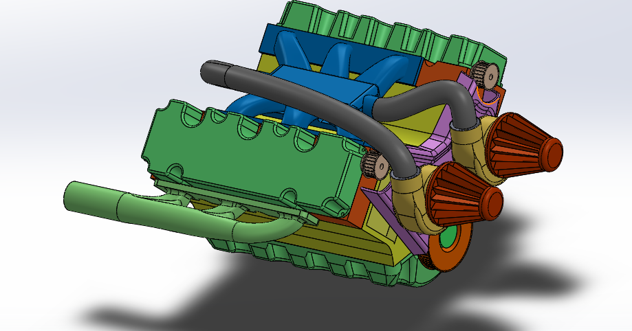 Engine Project using solidworks 2016 - Courses