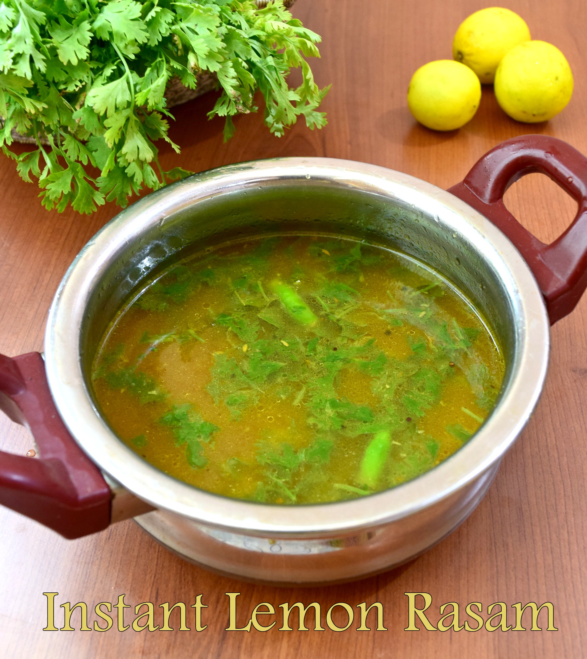 Poornima's Cook Book: Instant Lemon Rasam / Lemon Rasam