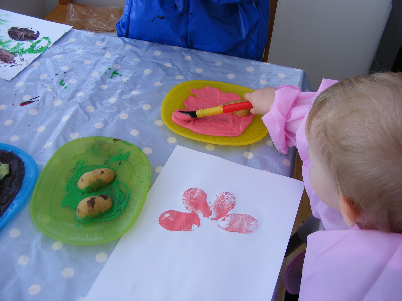 Adventures @ Play: Vegetable printing
