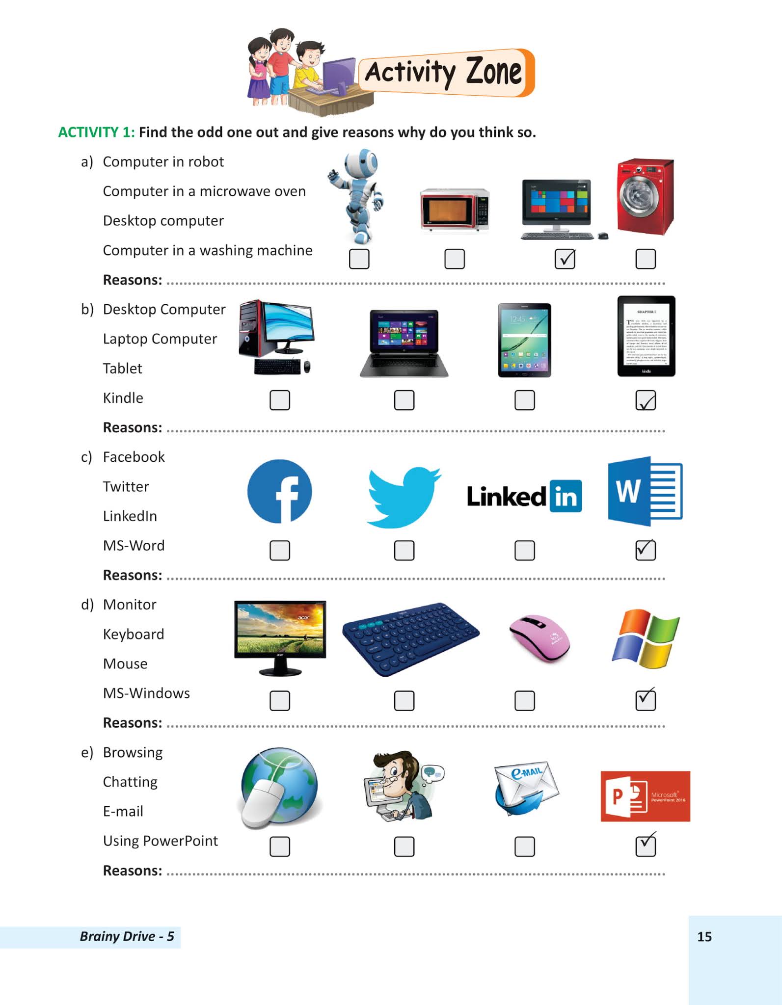 CLASS 5 CH 1- THE WORLD OF COMPUTERS