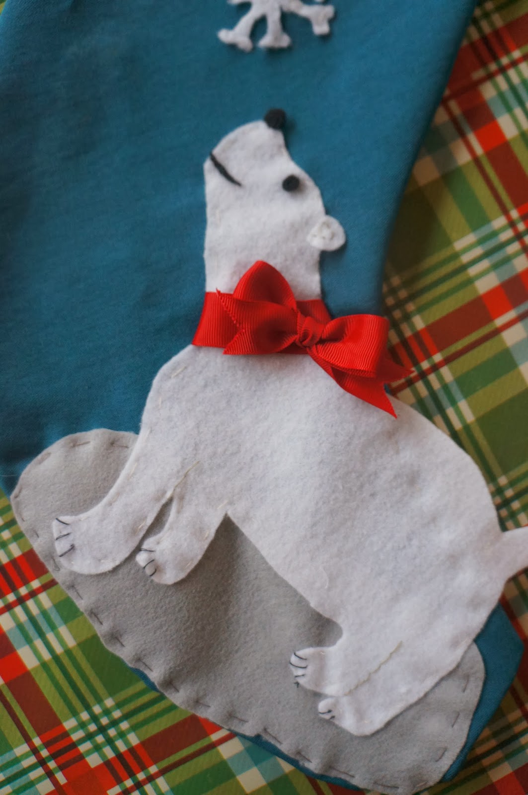 Hardly Housewives: A Polar Bear Stocking for Baby Will