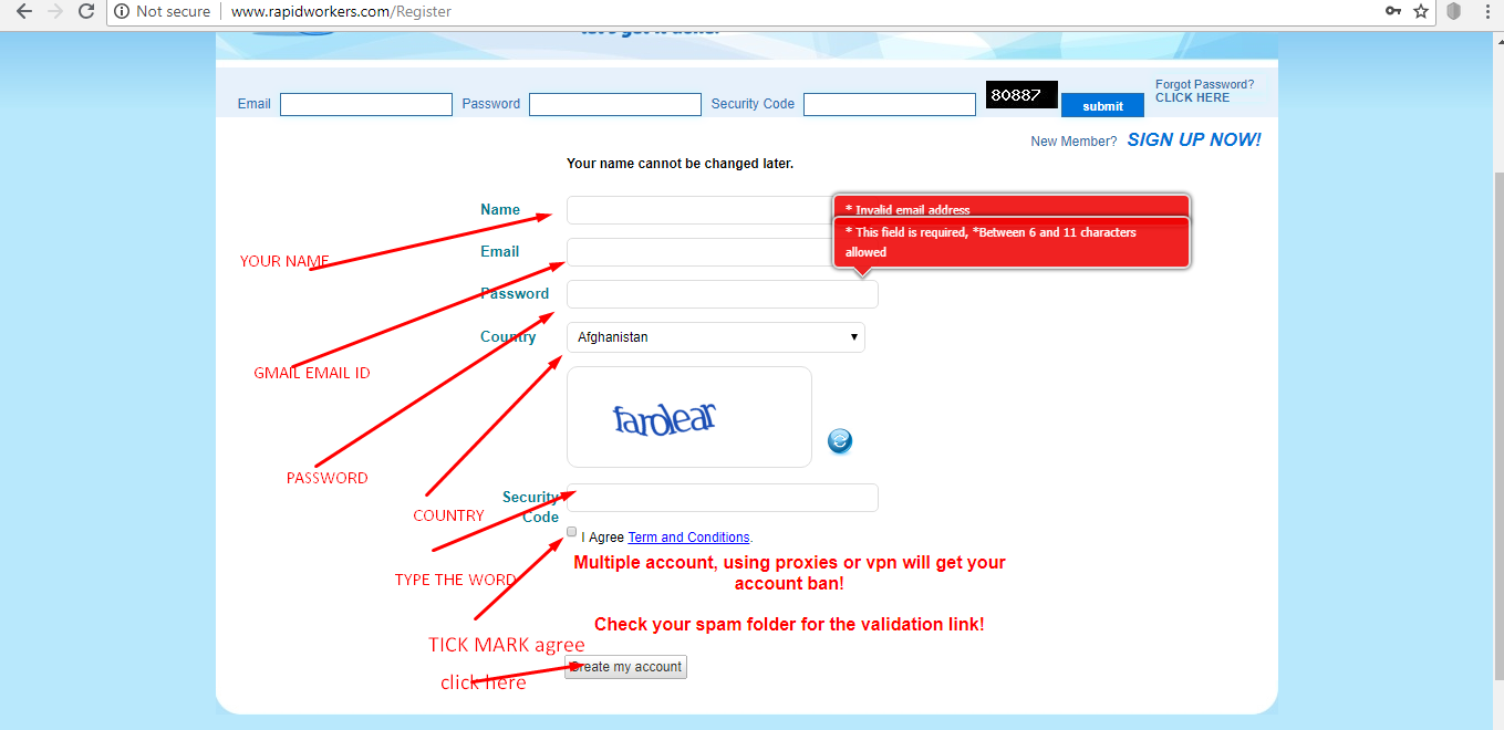 How to work on Rapidworkers ~ Easy Projects