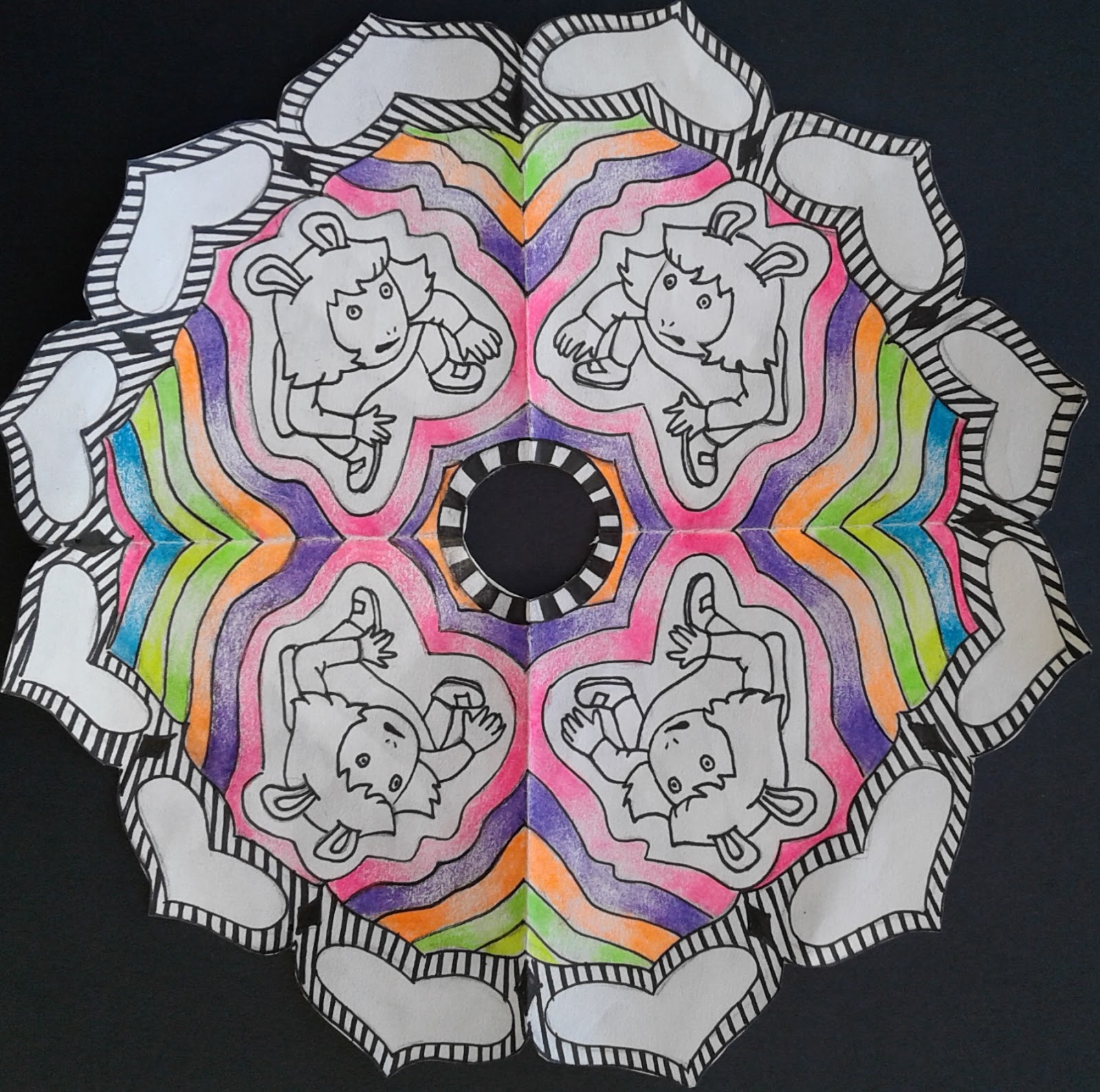 a faithful attempt: Symmetrical Radial Mandala Designs