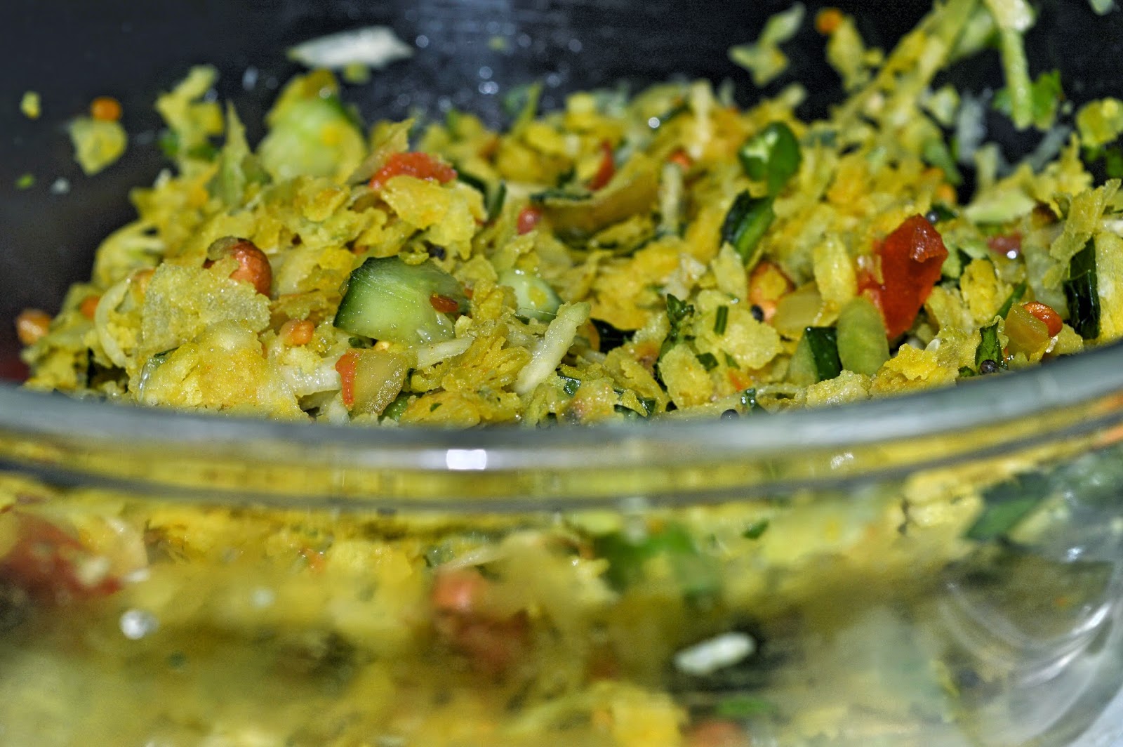 exotic-n-easy cooking: Kache Aam Ka Poha (Raw Mango and Flattened Rice)