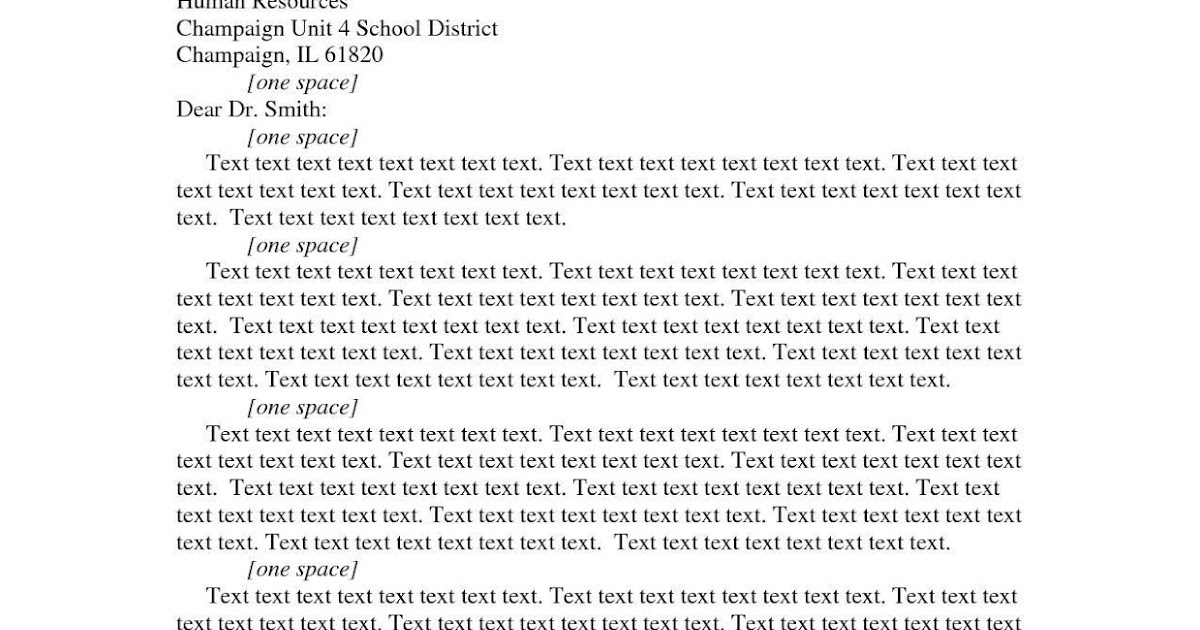 Apa Cover Letter Format 2018 ~ Resume Letter